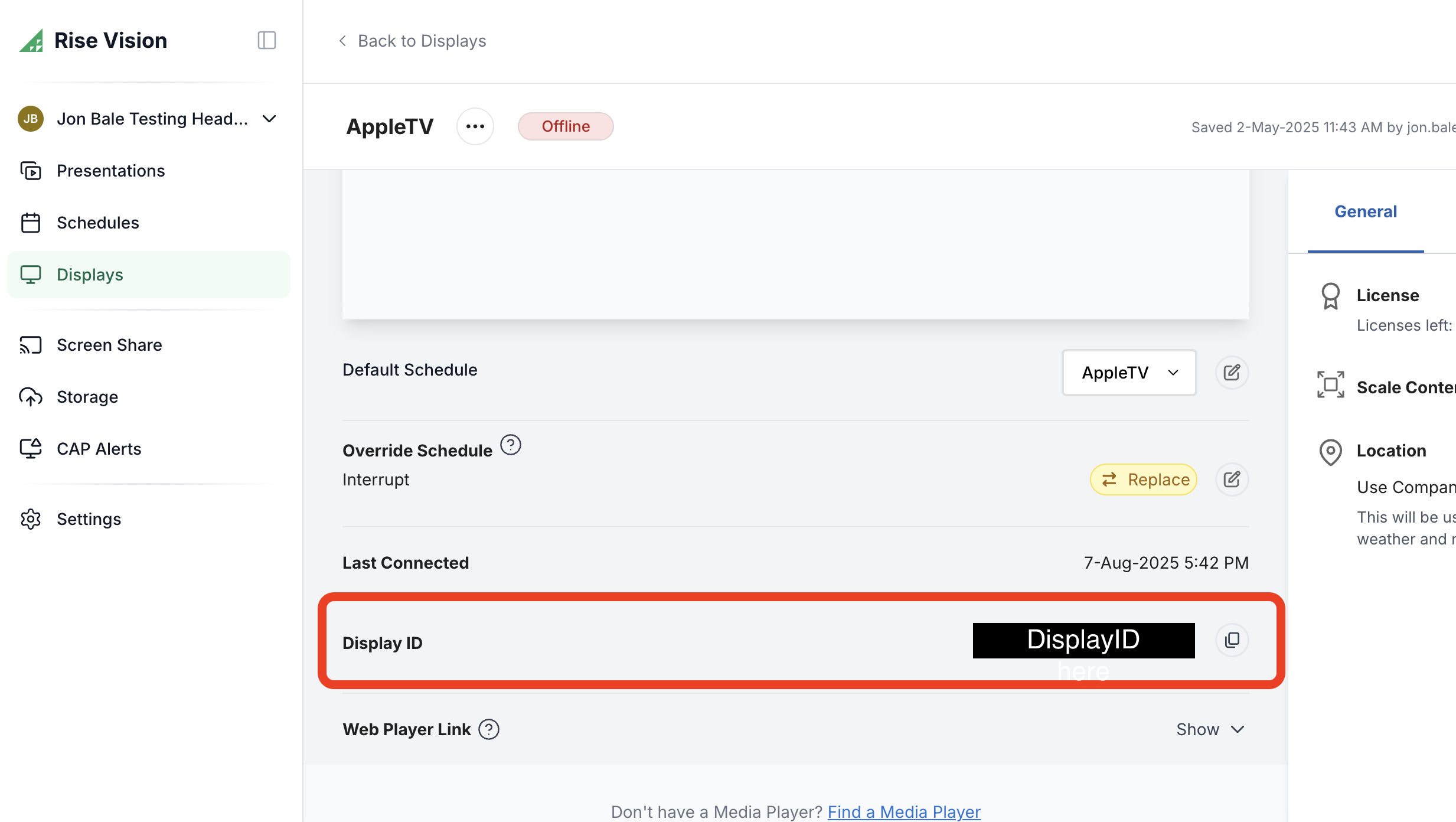 Activate Your Display – Rise Vision Digital Signage Help Center